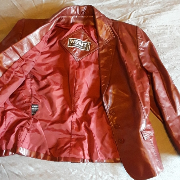 Winlit | Jackets & Coats | Winlit Leather Suit Jacket | Poshmark